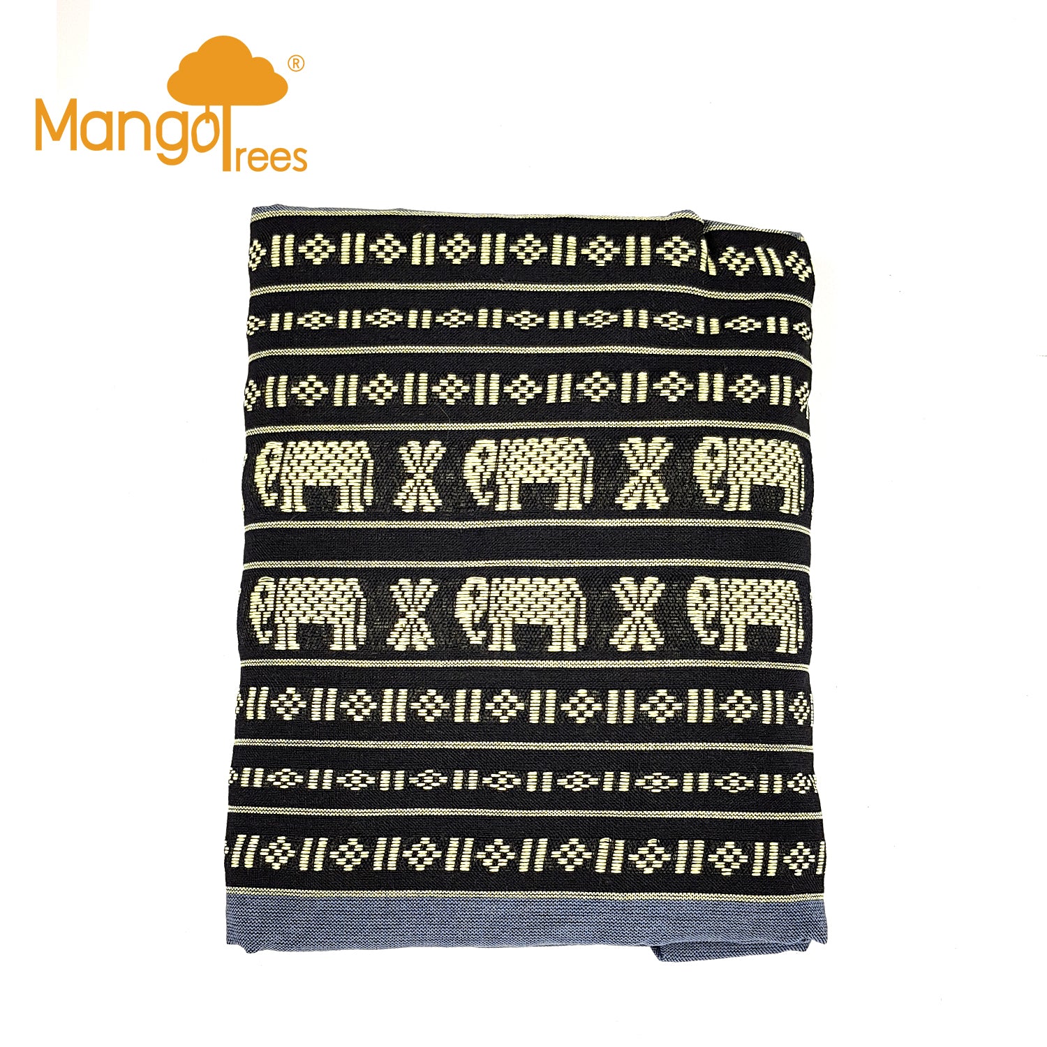 Protector Cover For [Large] Thai Triangle Mattress Blue Elephant ...